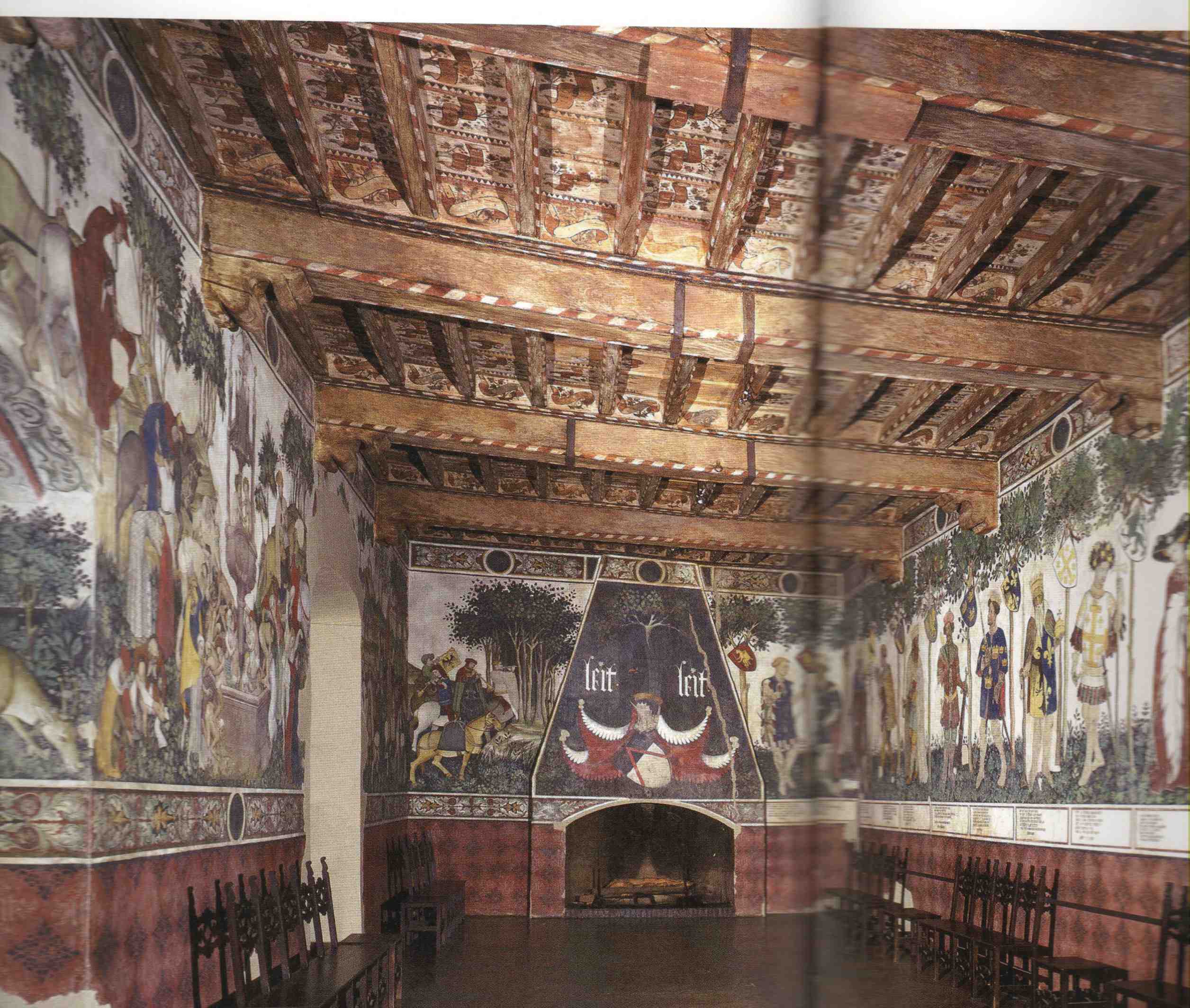 Château della Manta, cycle des neuf preux et des neufs preuses